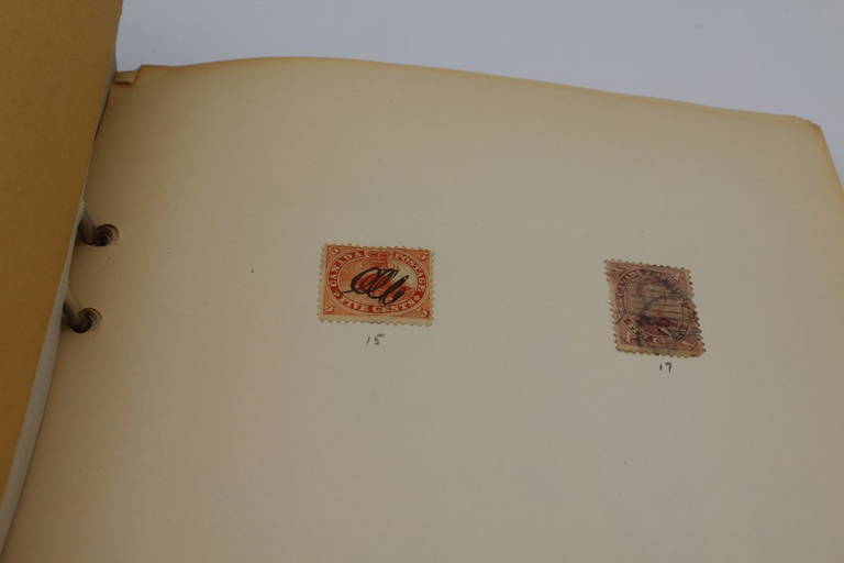 Stamp Album Binder Canada And United States Of America Usa Postage Stamps