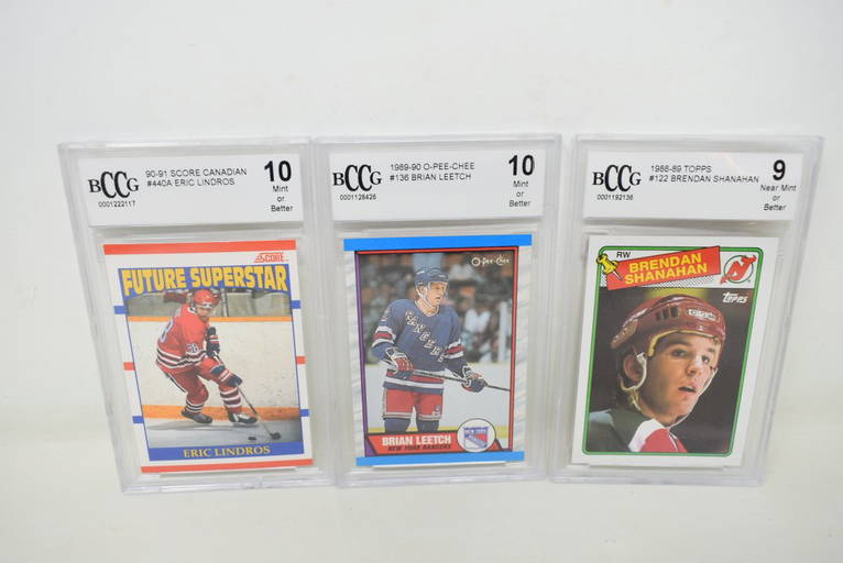 3 Nhl Bccg Graded Cards