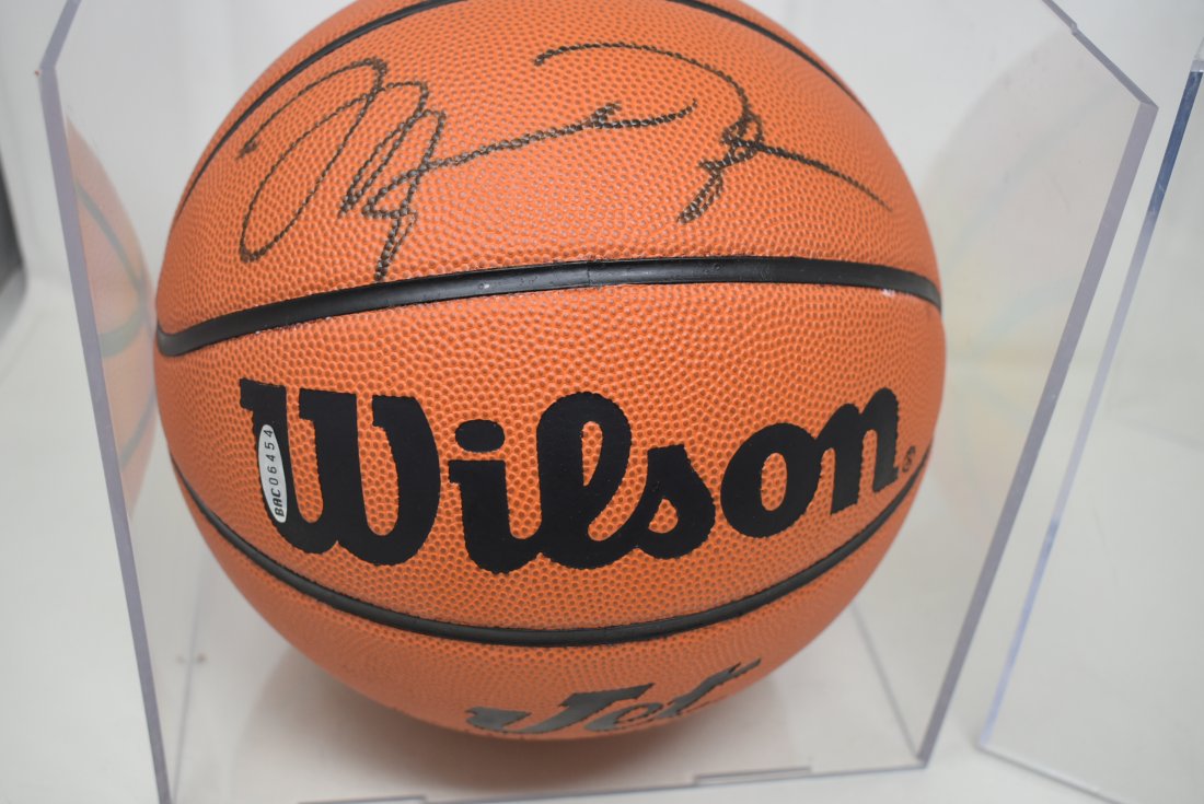 Michael Jordan Autographed Basketball Upper Deck Coa