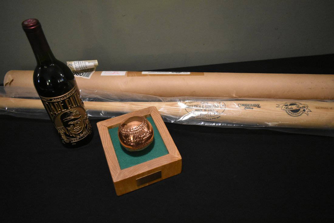 Babe Ruth Collectibles Lot Auction
