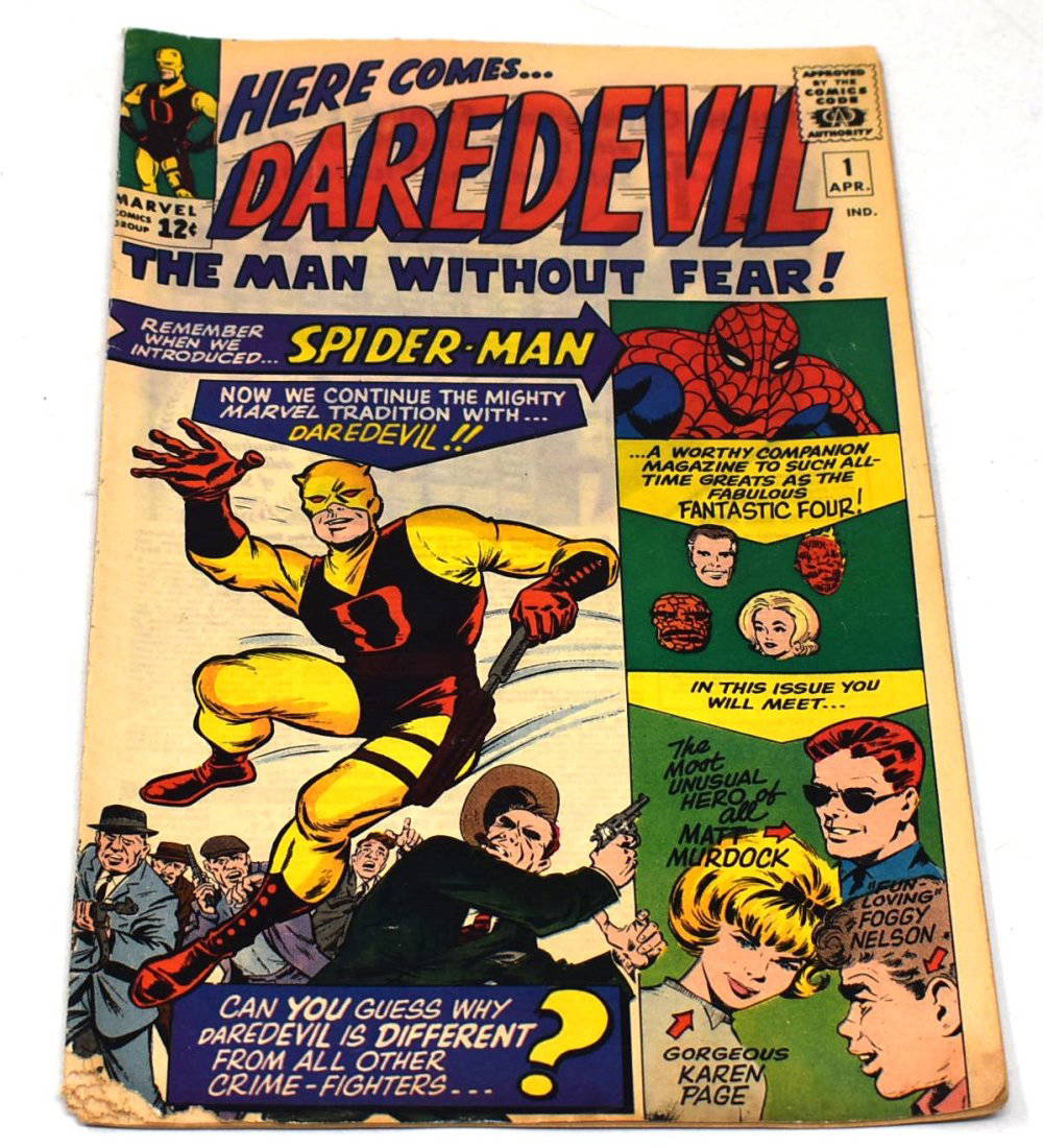 Daredevil #1 - 1st Daredevil Matt Murdock Foggy Nelson Karen Page Auction