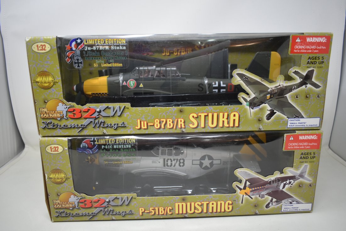 2 Ultimate Soldier 21st Century Toys Xtreme Wings 1/32 Planes New In ...