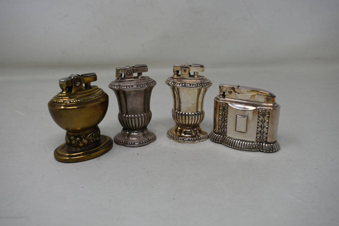 4 Vintage Ronson Lighters Auction