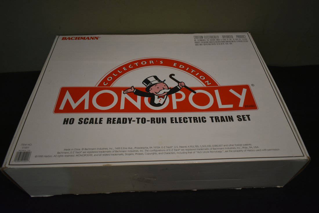 Bachmann Ho Scale Monopoly Train Set Auction