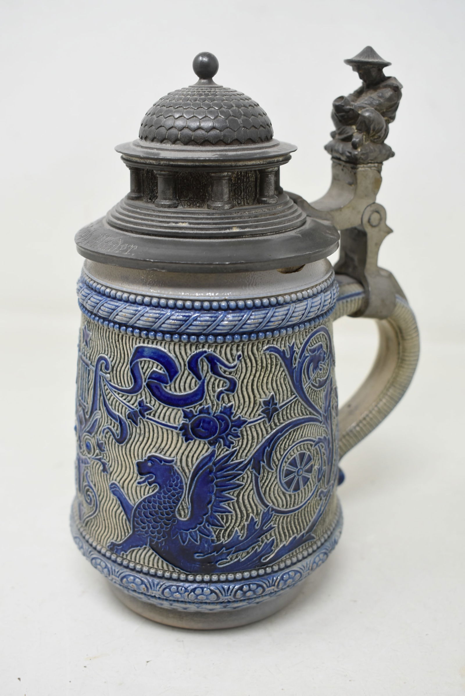 1/2 Liter Salt Glaze Pottery Beer Stein With Pewter Lid - Jun 14, 2025 ...