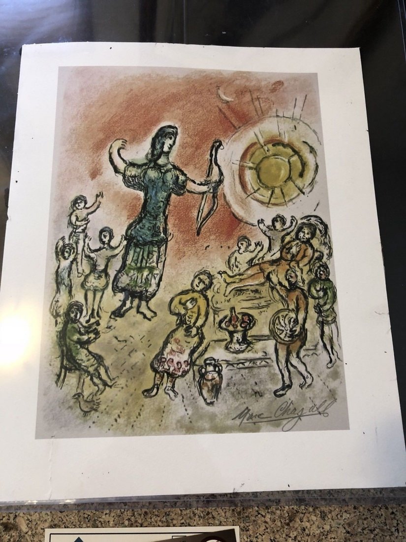 Marc Chagall - Penelope and Ulysses' Bow