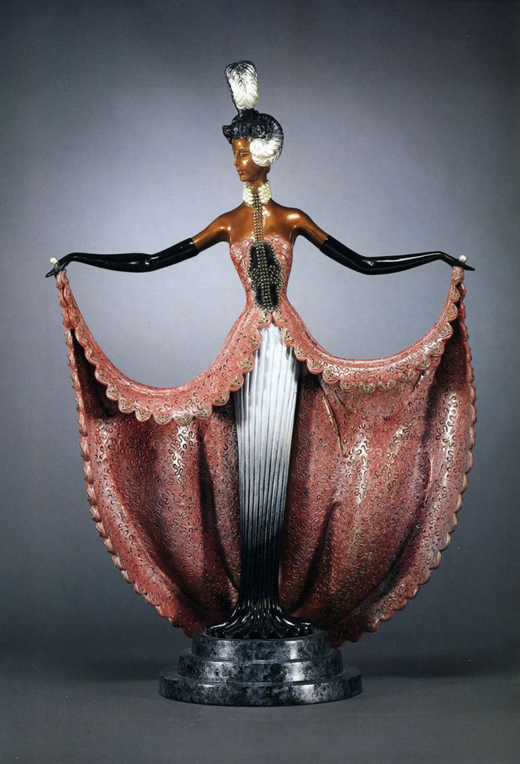 Erte Sculpture - Cabaret