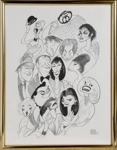 Al Hirschfeld (1903 2003, American) Marilyn Monroe