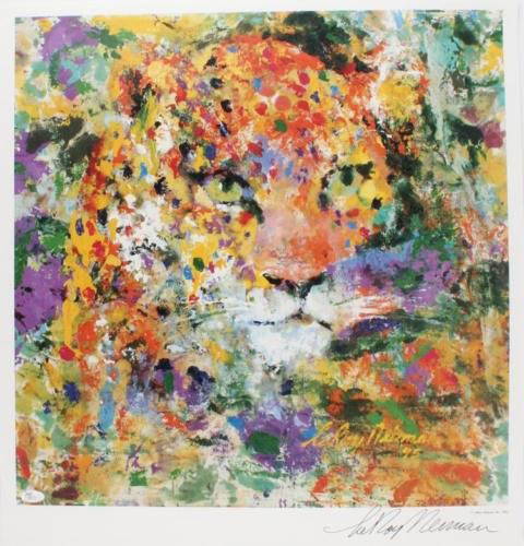 Leroy Neiman Portrait Of A Leopard