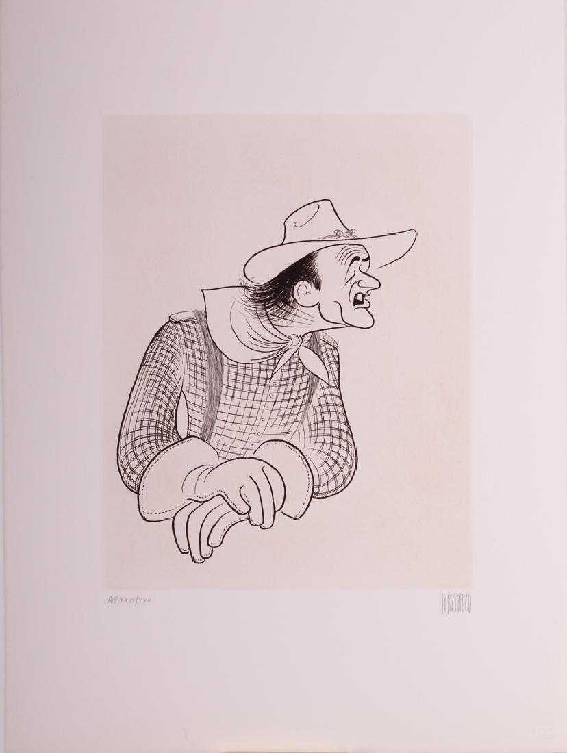 Al Hirschfeld - John Wayne - Jun 14, 2019 | Leviton Fine Art, LLC in CA