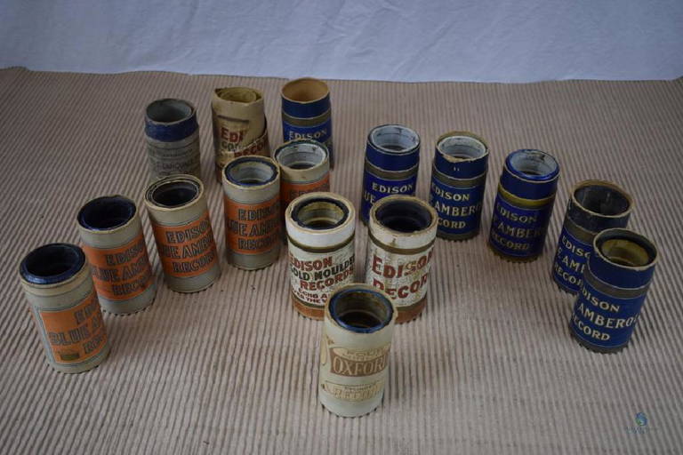 Edison record tubes (early 1900s) for Home Phonograph - Nov 05, 2018 ...