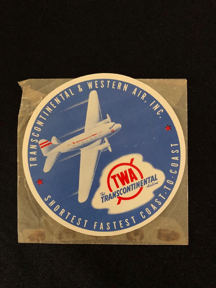 TWA Luggage Label / Decal