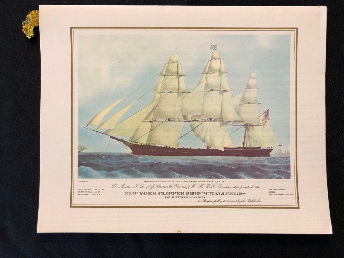 Pan Am 1960's First Class Menu "Challenge"