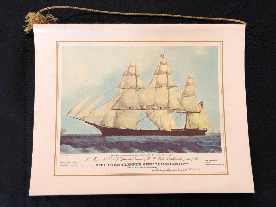 Pan Am 1960's First Class Menu "Challenge"