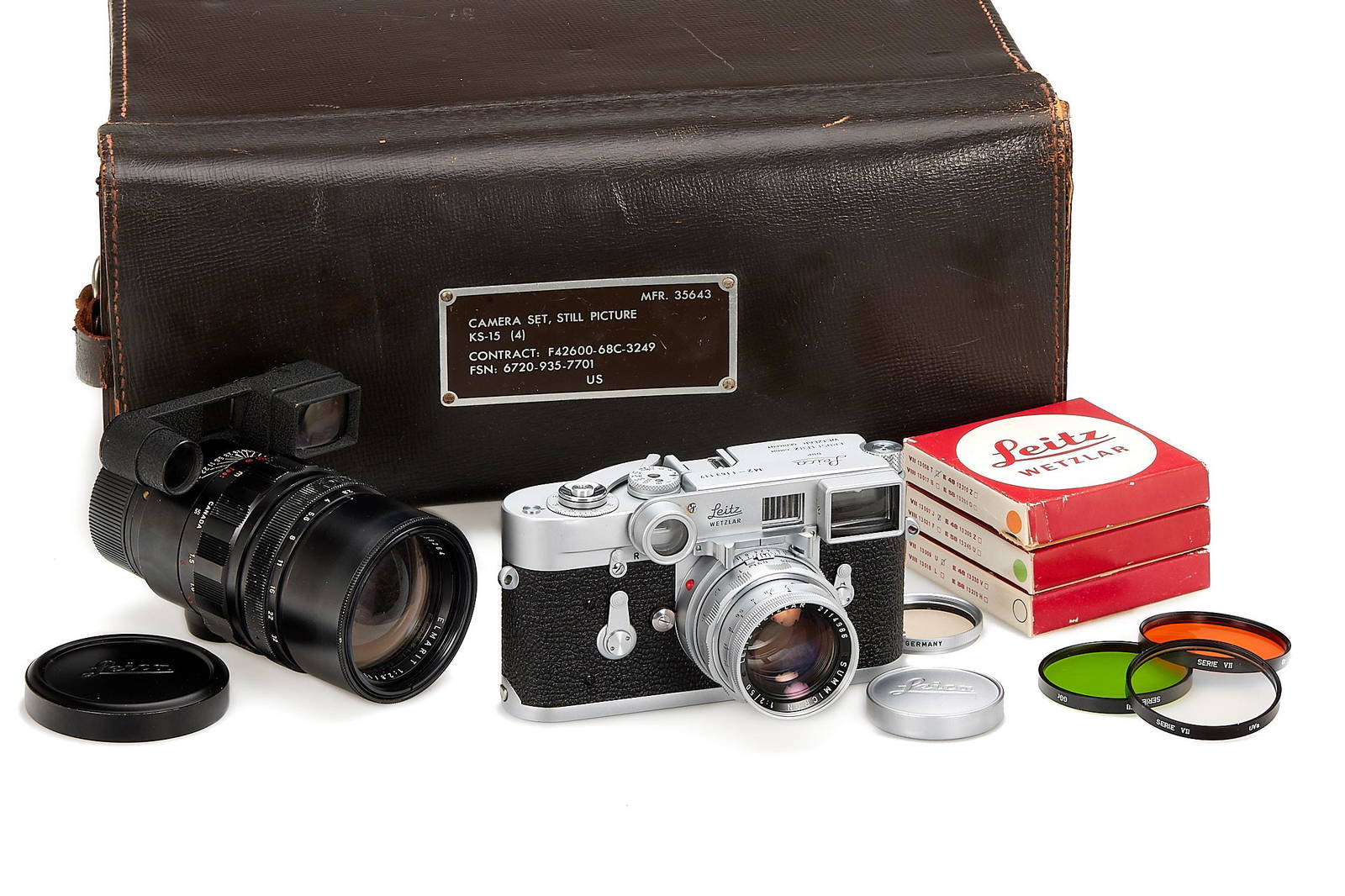 Leica M2-s Chrome Us Military Outfit Auction Leica M2-s Chrome Us Military Outfit Auction