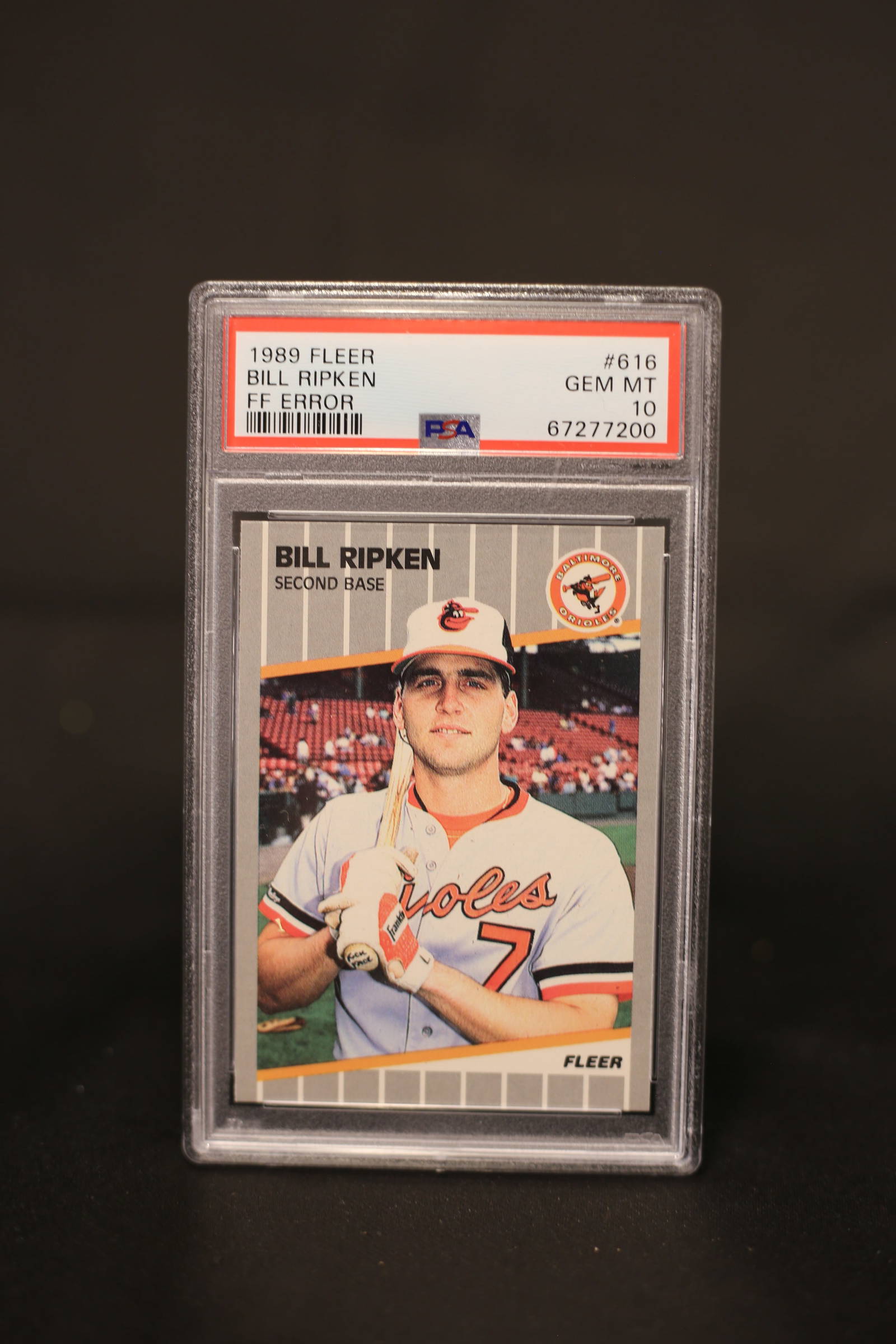 1989 Fleer Bill Ripken Ff Error #616 Psa 10 Auction