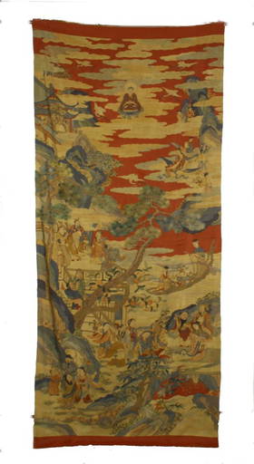 Chinese Embroidery Kesi Immortal Tapestry