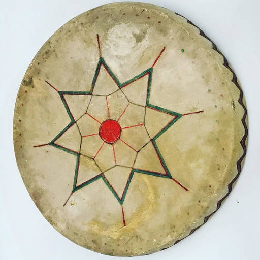 Native American, Powwow, Hope Symbol Drum, Pueblo