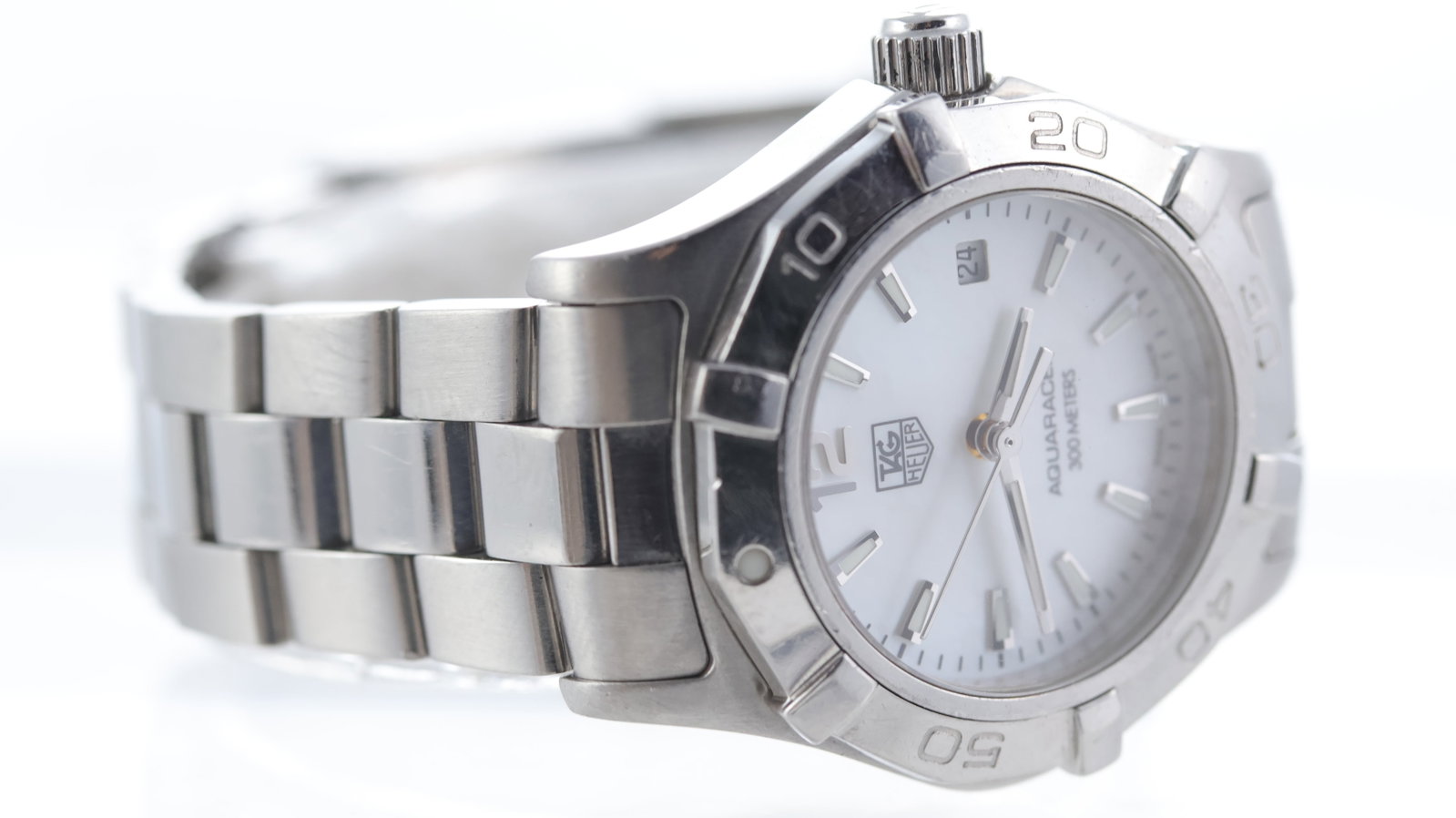 Ladies Tag Heuer Aquaracer Quartz Ref Waf1414 Auction