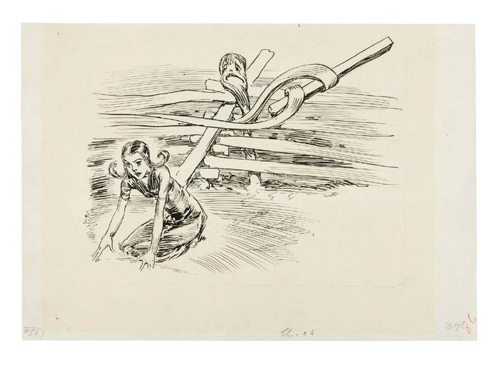 John R. Neill pen sketch for Wonder City of Oz - Mar 09, 2017 | PBA ...