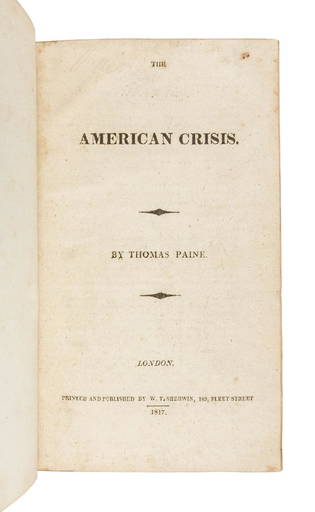 Paine, The American Crisis 1817