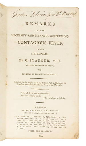 Contagious Fever In The Metropolis. 1802