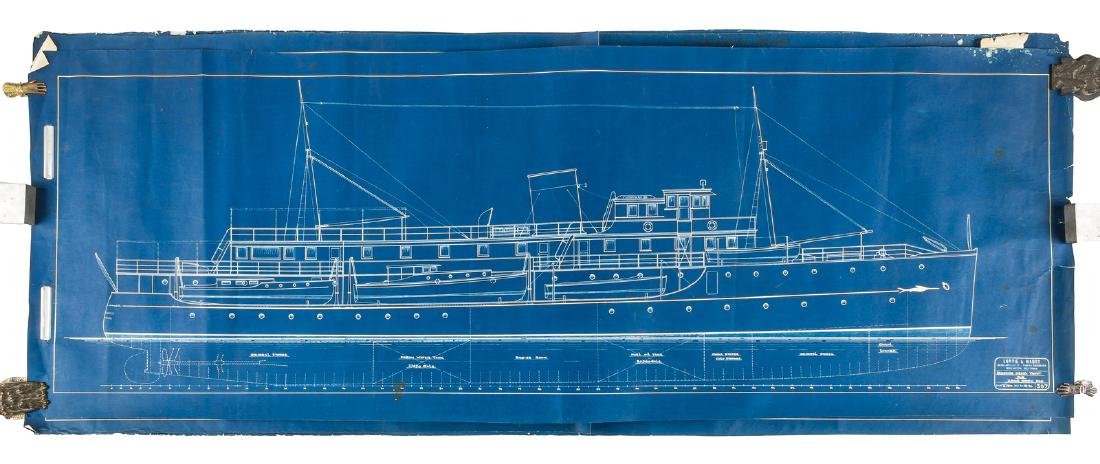 Plans For Zane Grey's Ship Fisherman Ii