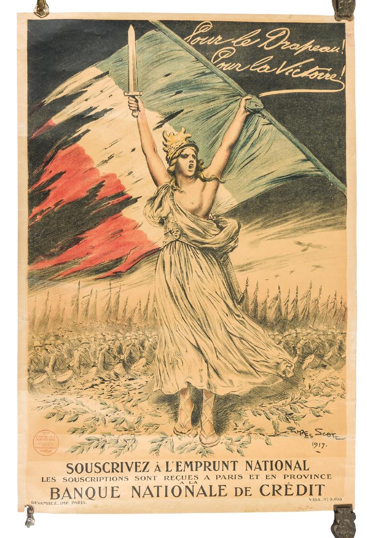 Striking French World War I poster - Jun 29, 2017 | PBA Galleries in CA