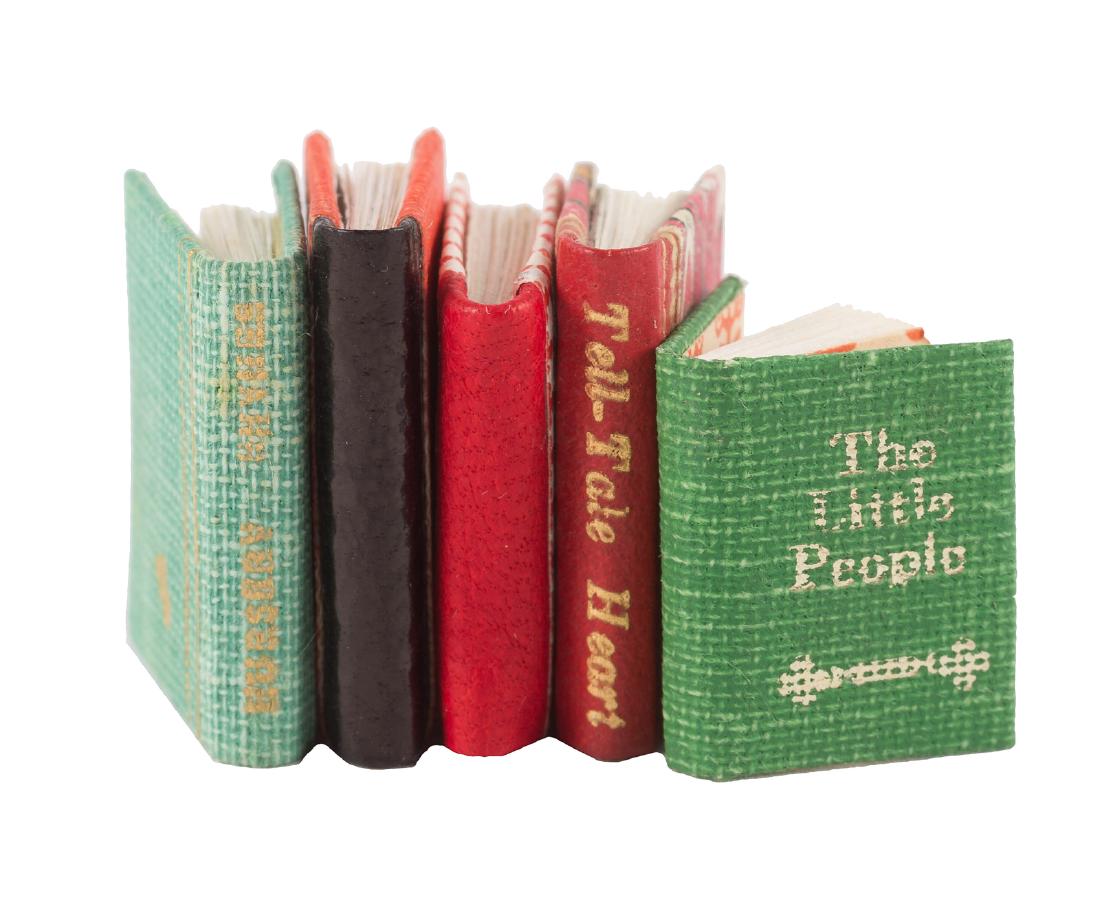 23 micro-miniature books from the Borrower's Press