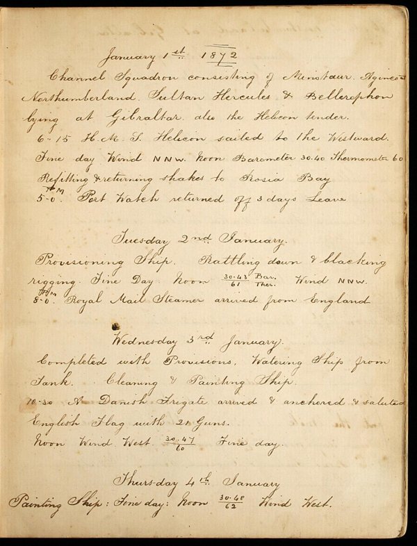 Diary Of A British Seaman