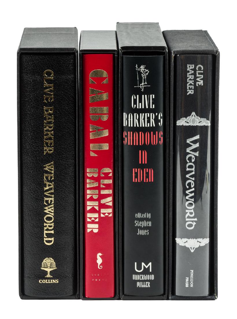 Clive Barker 4 signed limited editions