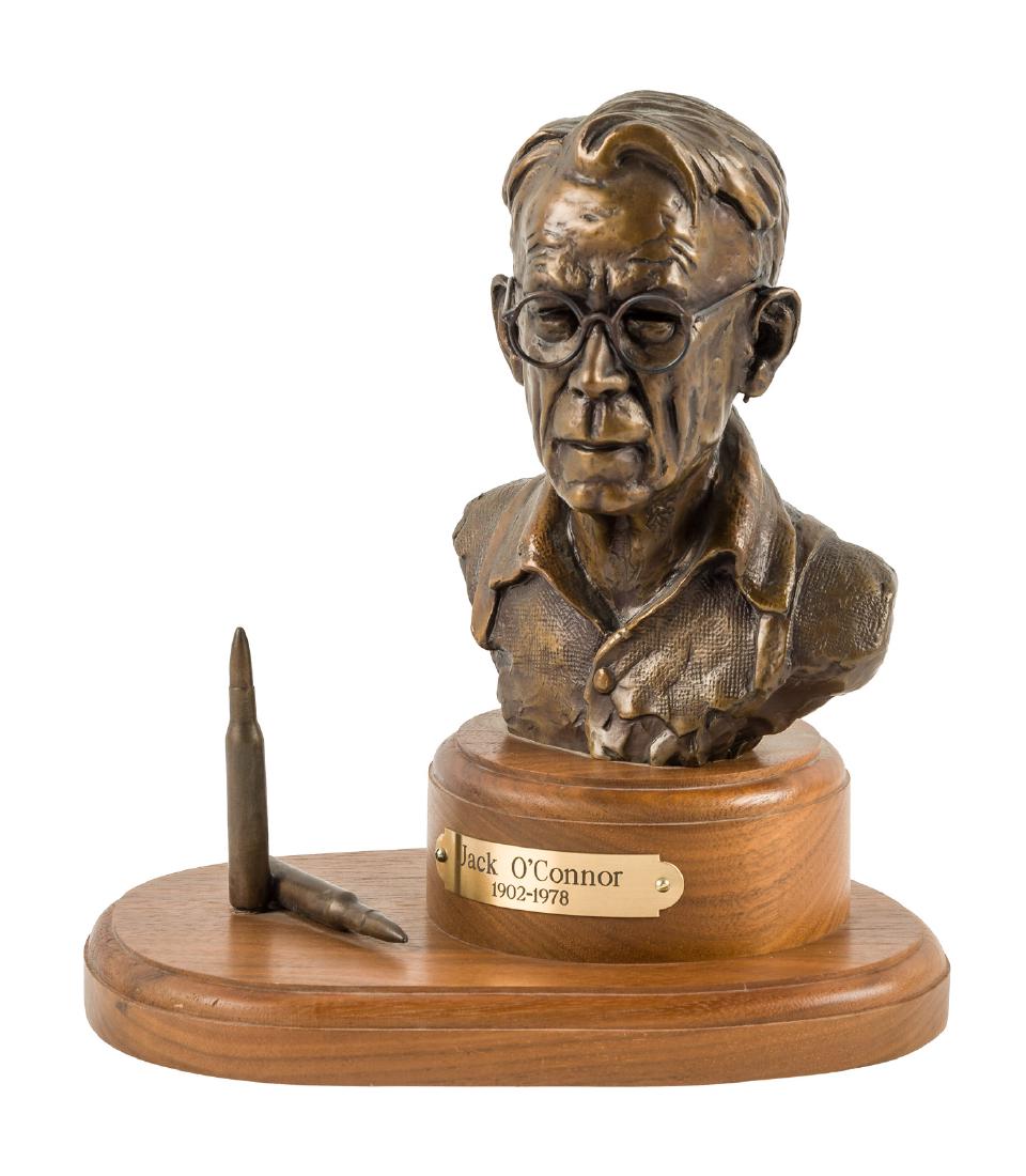Bronze bust of Jack O'Connor 1/200