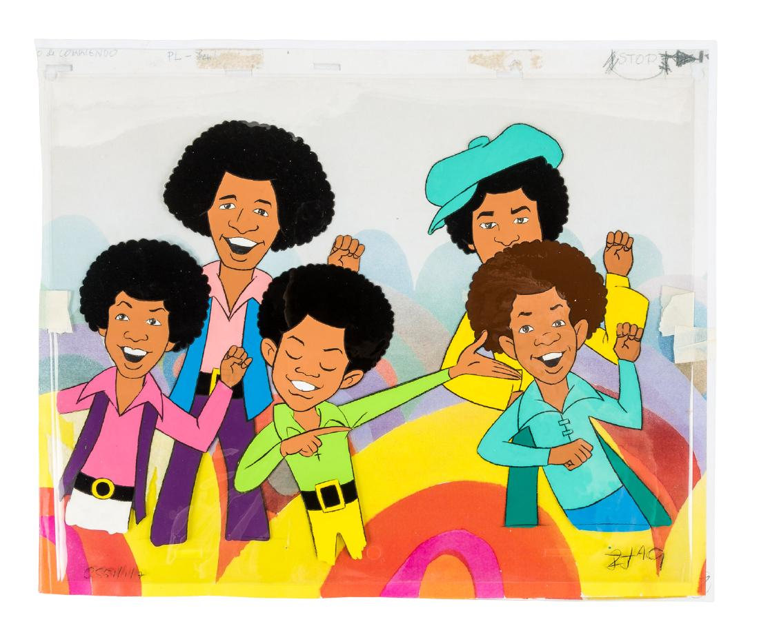 Original cel for Jackson Five animation