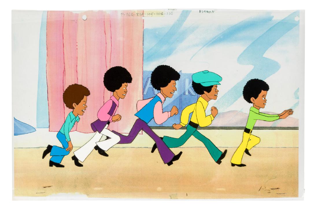 Original cel for Jackson Five animation