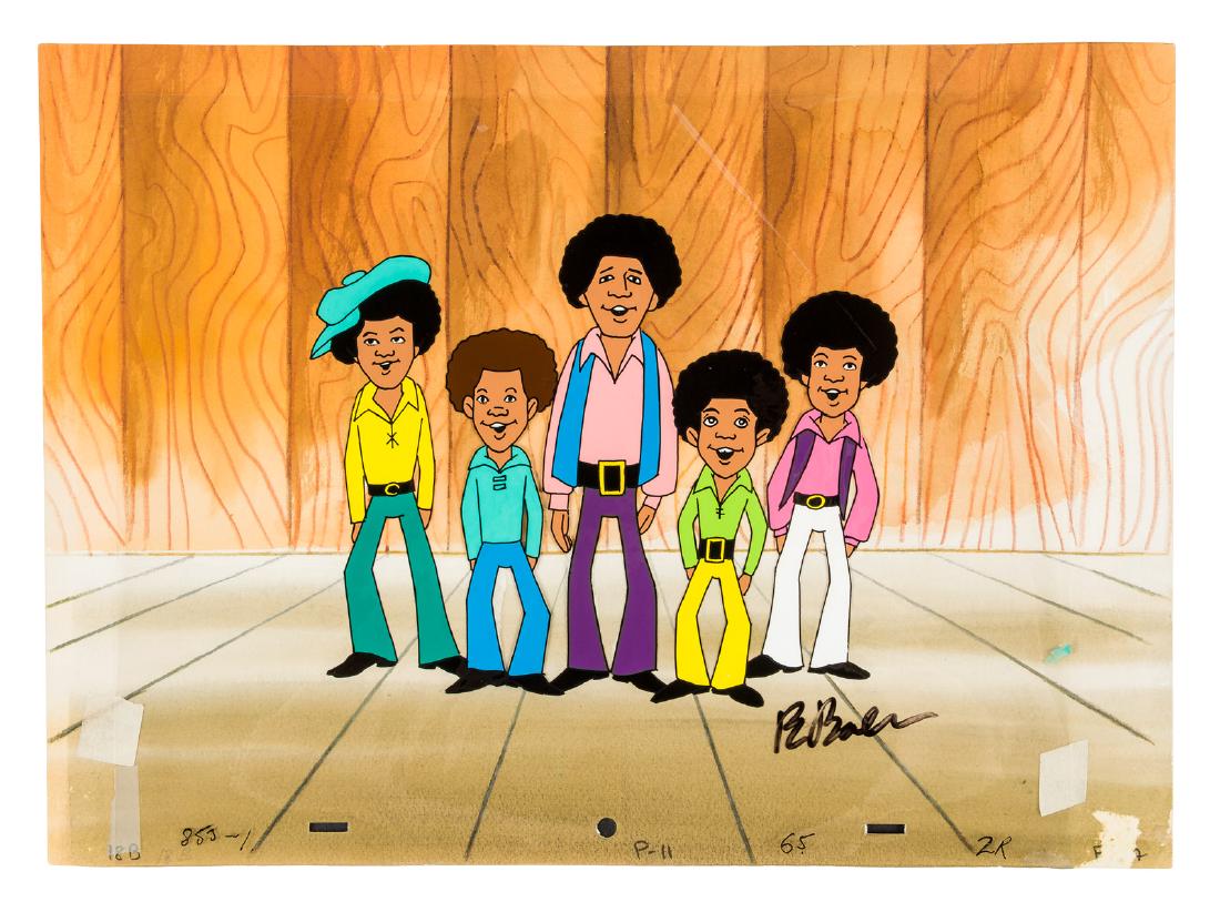 Original cel for Jackson Five animation