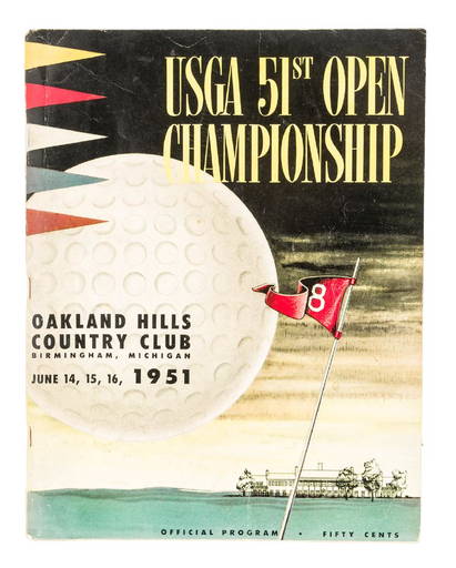 Usga 51st Open Golf Championship Program