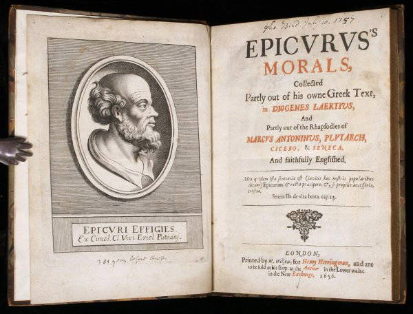 Epicurus's Morals, Collected Partly Out Of His Ow