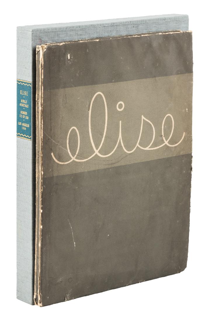Elise by Merle Armitage with original lithographs 1/200