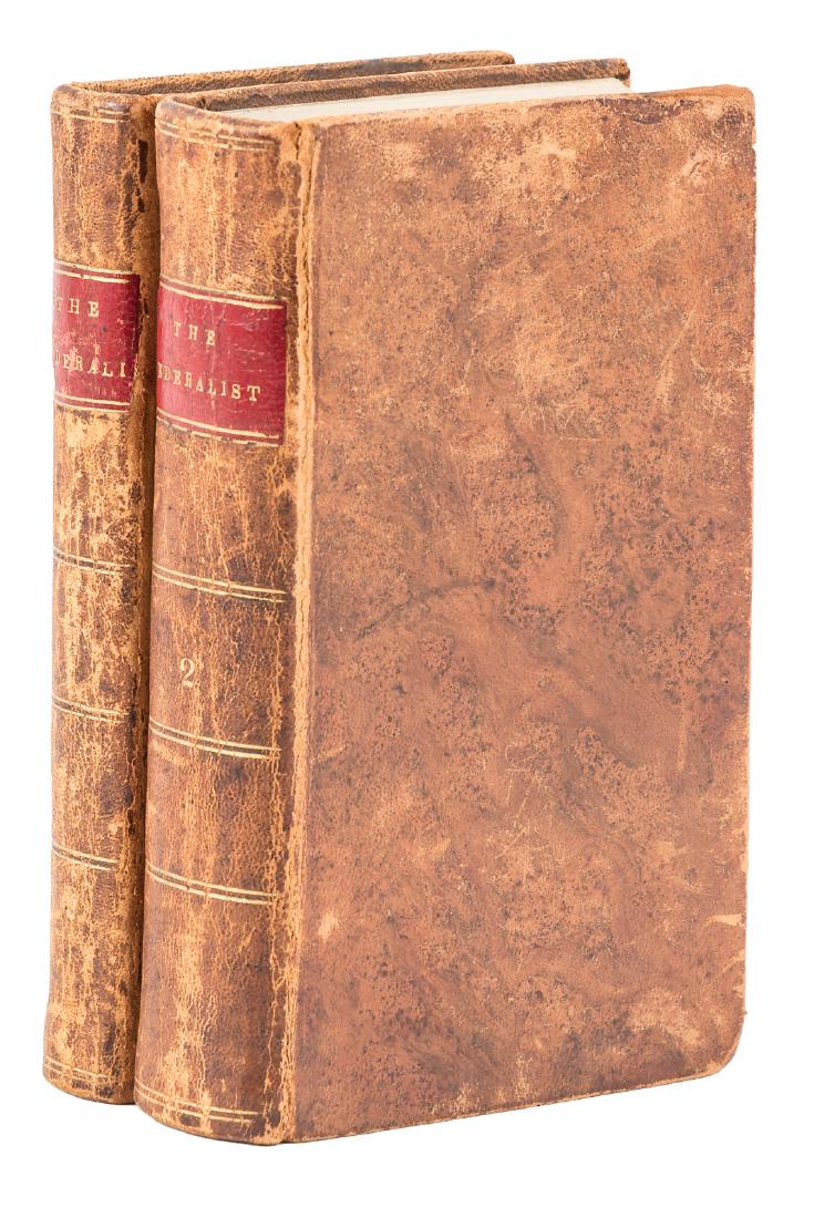 Federalist, first edition, "thick paper" copy, 1788
