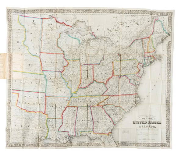 Colton's 1861 Map of the US & Canada - Jul 12, 2018 | PBA Galleries in CA