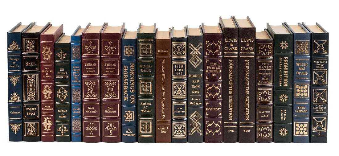 17 Easton Press books Library of American History