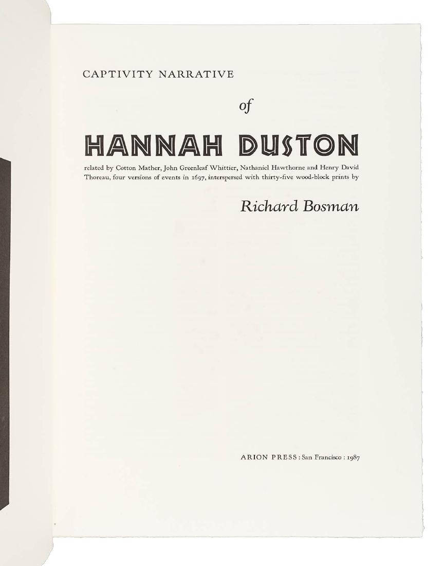 Narrative of Hannah Duston Arion Press 1/425