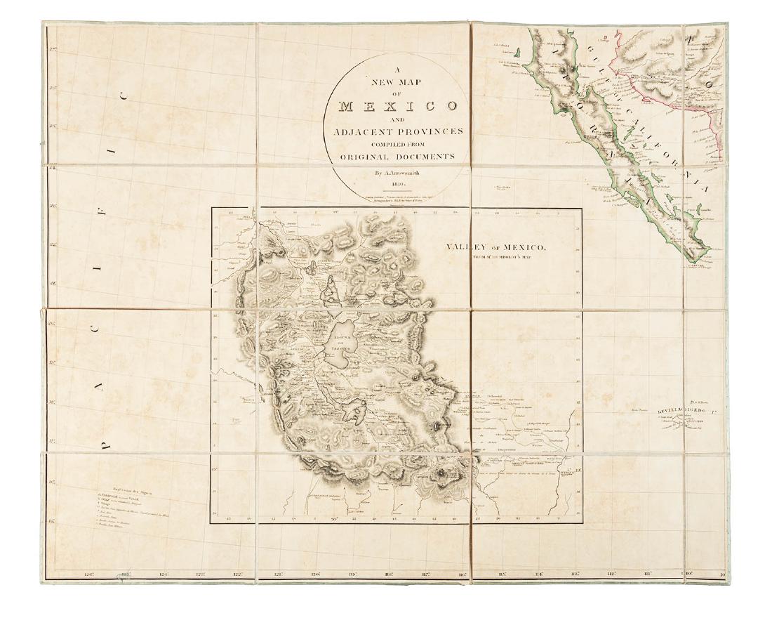 Arrowsmith's large map of Mexico 1810