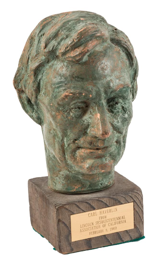 Bust of Abraham Lincoln by Robert Merrell Gage.