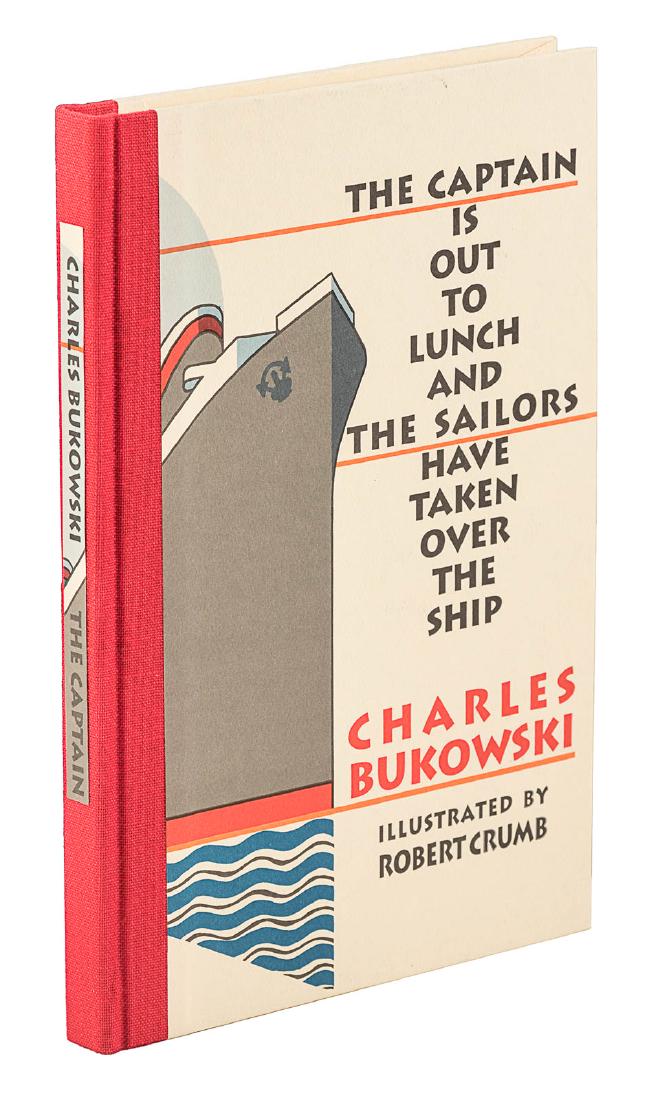 Captain is Out to Lunch, Bukowski - signed by Crumb