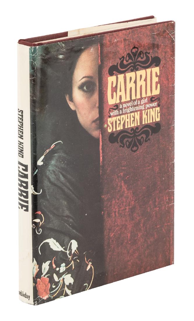 Stephen King's First Book Carrie inscribed