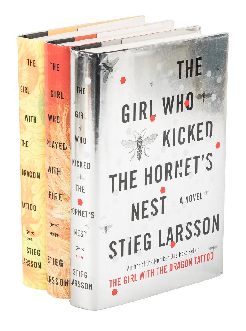 Stieg Larsson Millennium Trilogy 1st American Editions