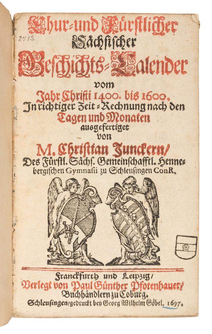 17th century German religious calendar