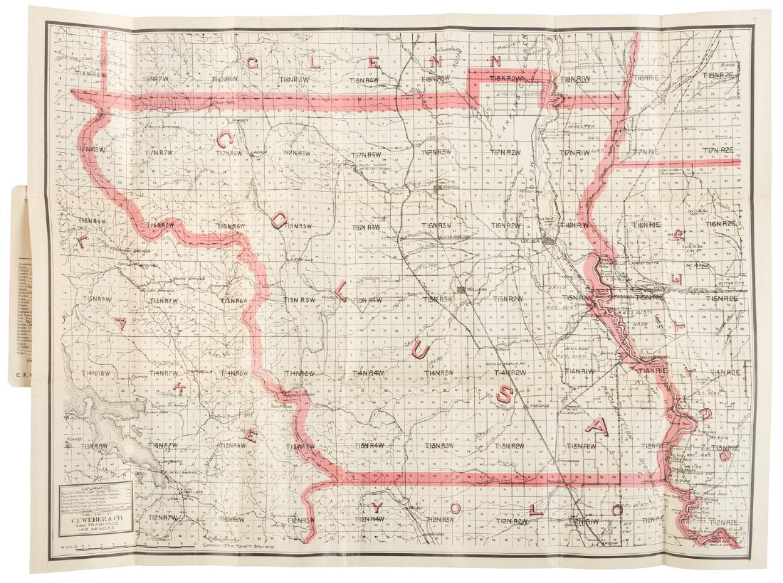 Folding map of Colusa County, Cal.