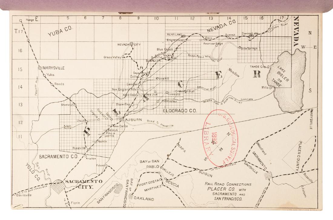 Placer County promo with rare map
